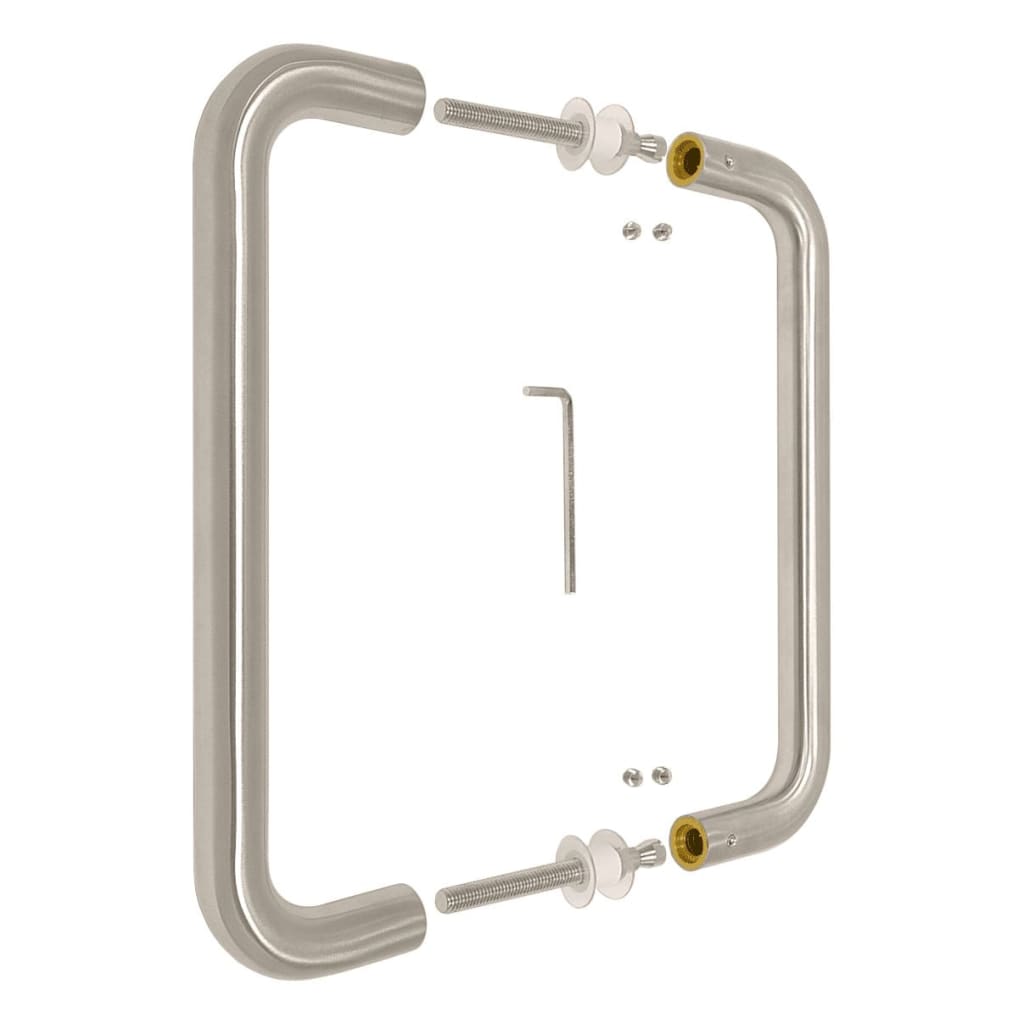 Back To Back Pull Handle, Satin Stainless Steel